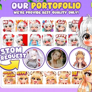 Custom Animated Emotes, Emojis, Sub Emotes for Your Twitch, Youtube ...