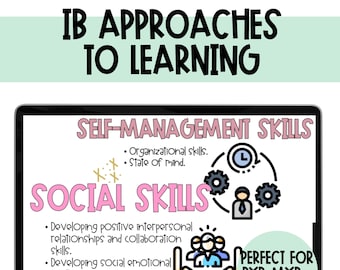 IB Approaches to Learning Bundle - Etsy