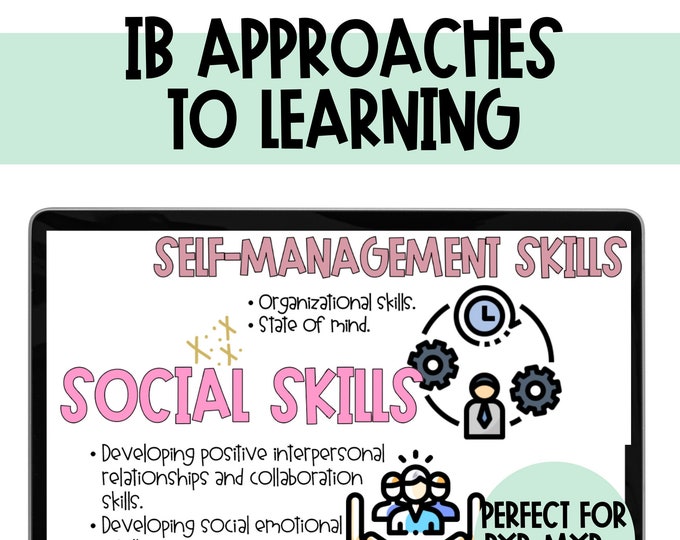 IB Approaches to Learning Printable Classroom Posters - Version 2 ...