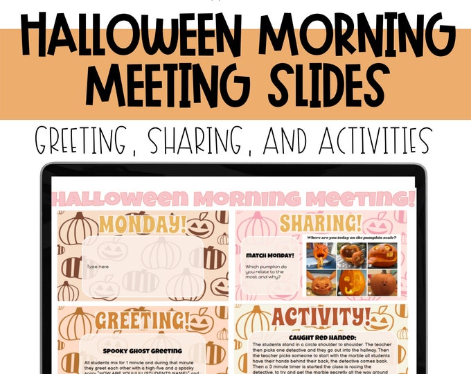 Morning Meeting Bundle- Upper Elementary| YEAR-LONG BUNDLE | Paperless ...