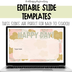 Google Slide Templates. | Daily Agenda Slides. September Slides. - Etsy