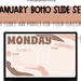Boho Slide Templates. Editable Slide Templates. - Etsy
