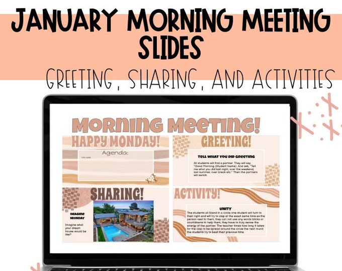 Morning Meeting Bundle- Upper Elementary| YEAR-LONG BUNDLE | Paperless ...