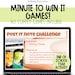 Minute to Win It Games and Activities for the End of the School Year ...