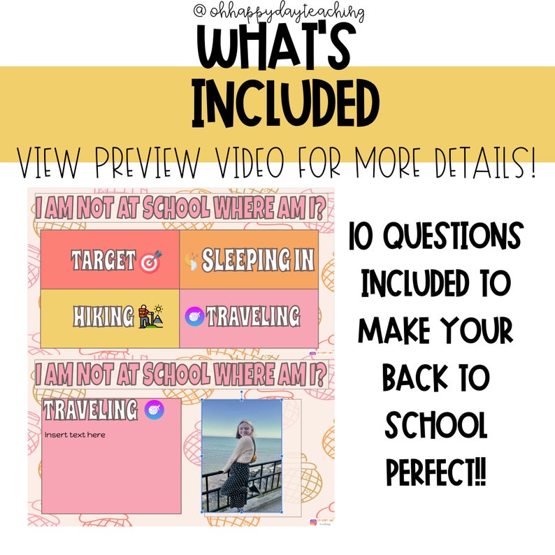 Take a Guess About Your Teacher. Back to School Game. Get to Know You ...