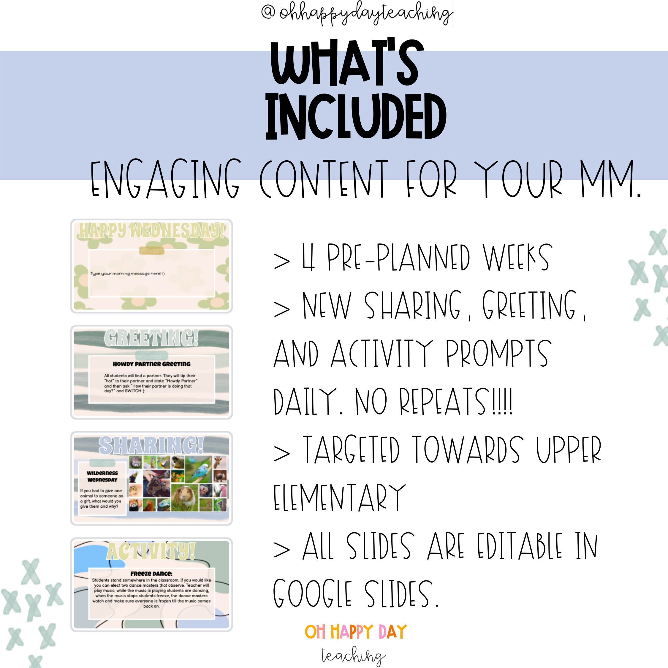 Morning Meeting Slides. Upper Elementary Morning Meeting- April Slides ...