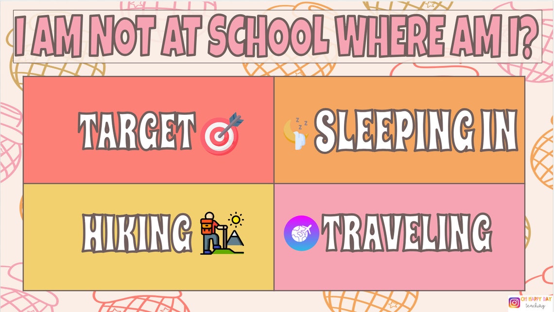 Take a Guess About Your Teacher. Back to School Game. Get to Know You ...