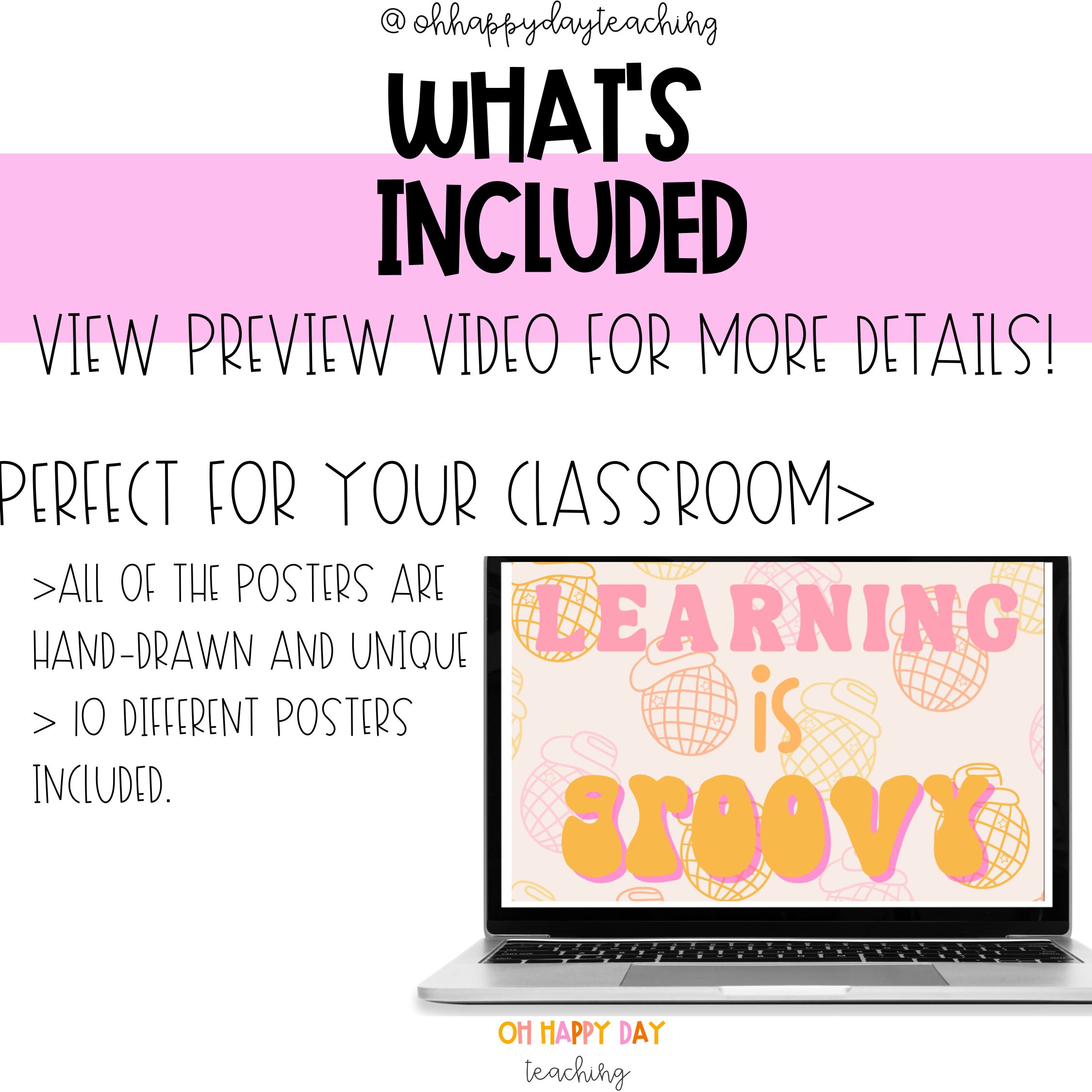 Retro Vibes Classroom Posters. Upper Elementary Decor. - Etsy