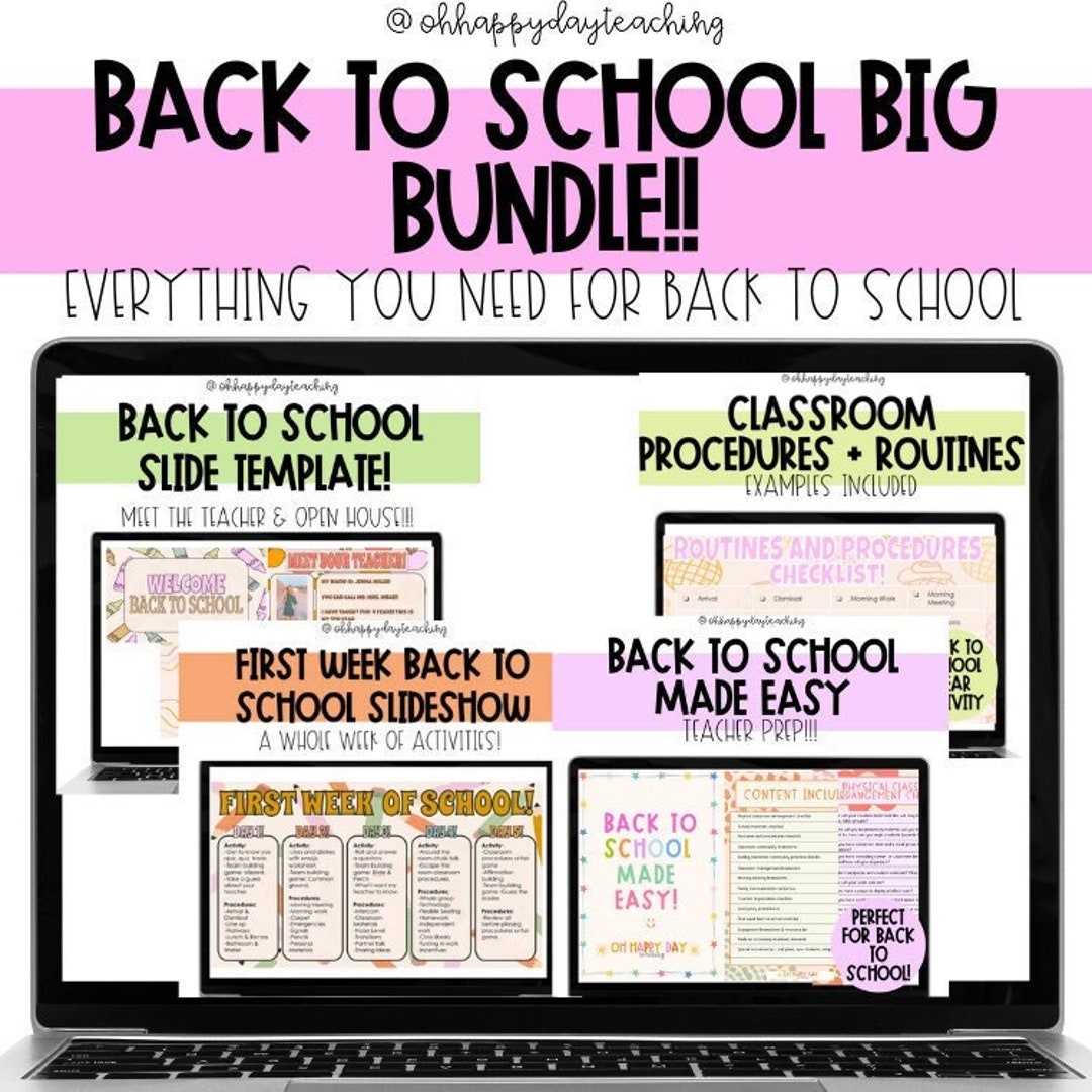 Big Back to School Bundle! Mega Back to School Bundle. - Etsy
