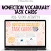Nonfiction Vocabulary Task Cards. RI 4.4. RI 4 - Etsy