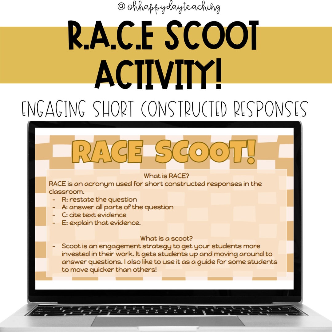Race Writing Prompts. Race Strategy Activity. Literacy Game - Etsy