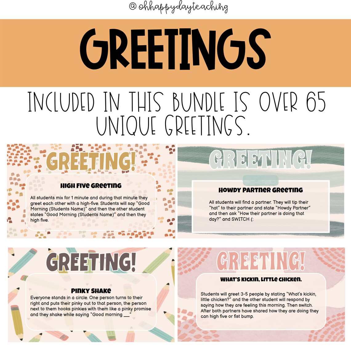 Morning Meeting Bundle- Upper Elementary| YEAR-LONG BUNDLE | Paperless ...