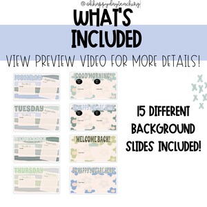 Editable Google Slides. Google Slide Templates. April Boho Slides. - Etsy