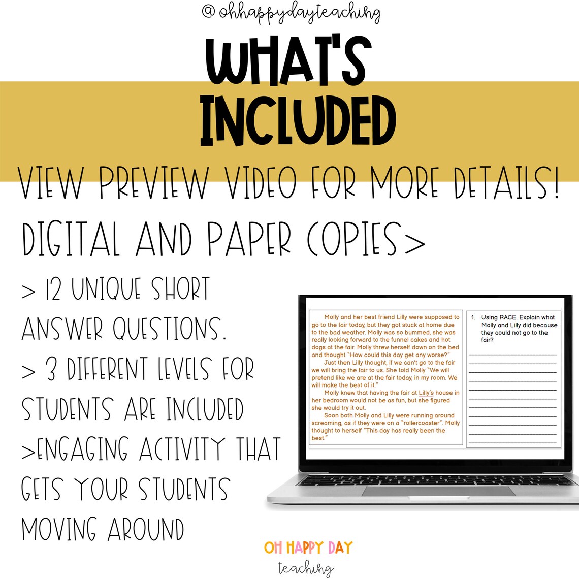 Race Writing Prompts. Race Strategy Activity. Literacy Game - Etsy