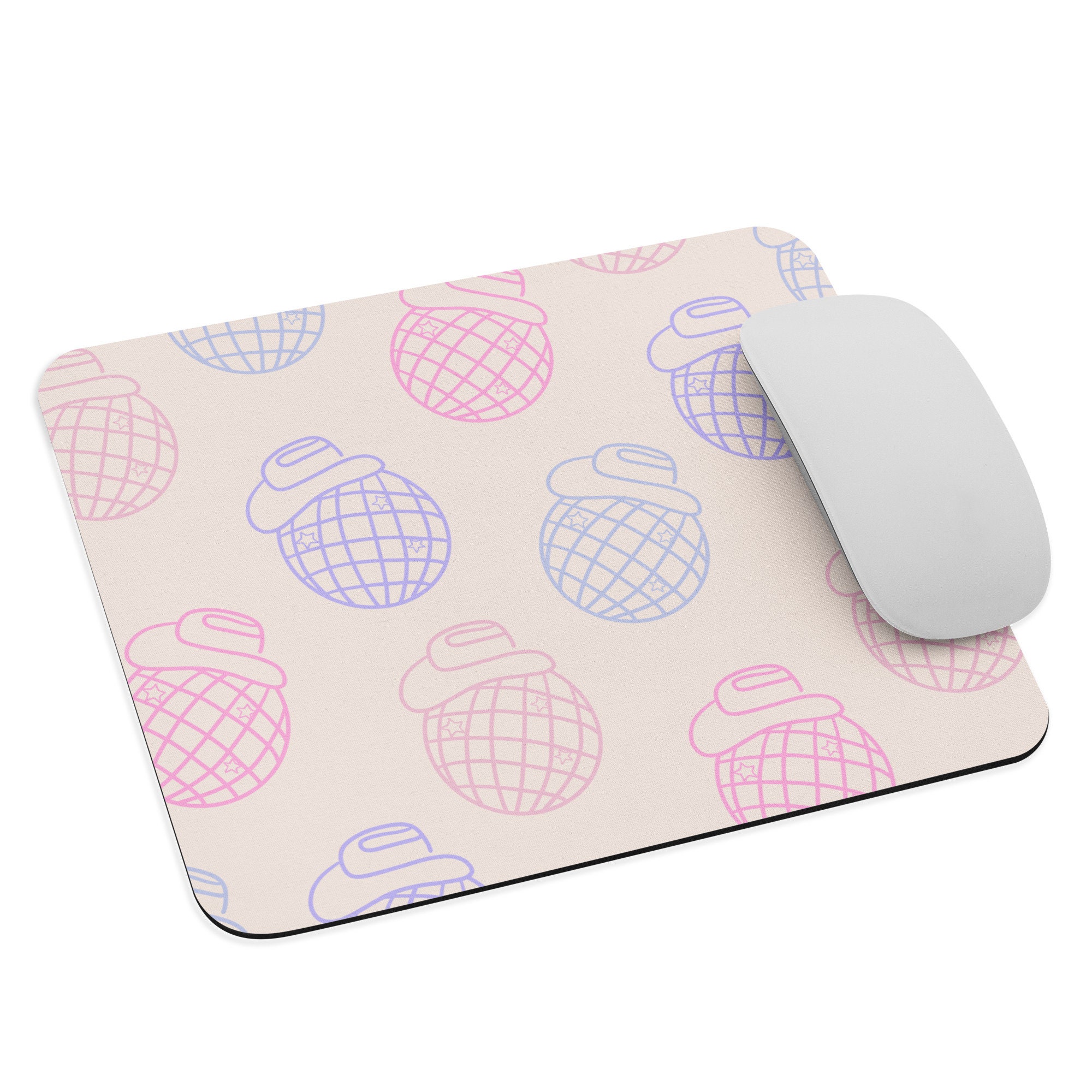 Disco Cowboy Mouse Pad - Cute Mouse Pad - Aesthetic Mousepad - Teacher ...