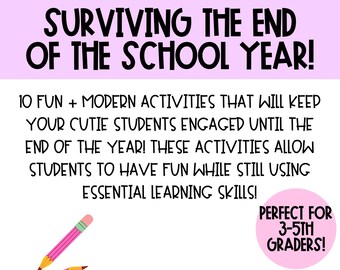 3rd Grade Graduation Placemat, End of Grade 3 Activity Sheet, Activity ...