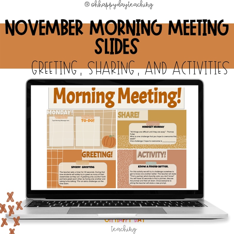 November Morning Meeting Slides. Upper Elementary Morning Meeting ...