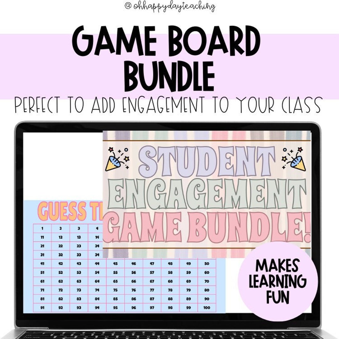 Digital Game Boards | Student Engagement - Etsy
