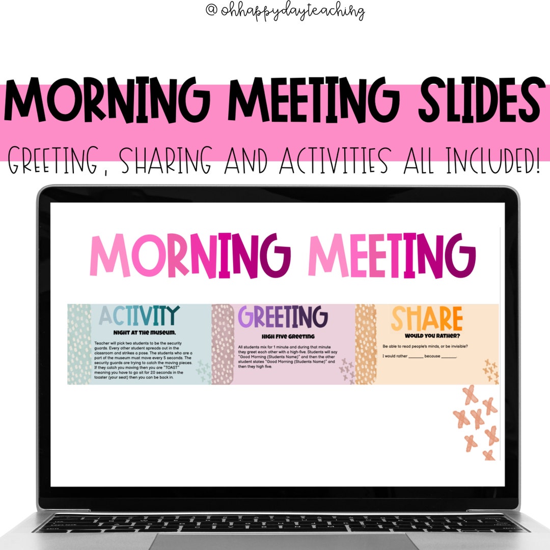 Morning Meeting Slides #2 | Upper Elementary Morning Meeting. | Class ...