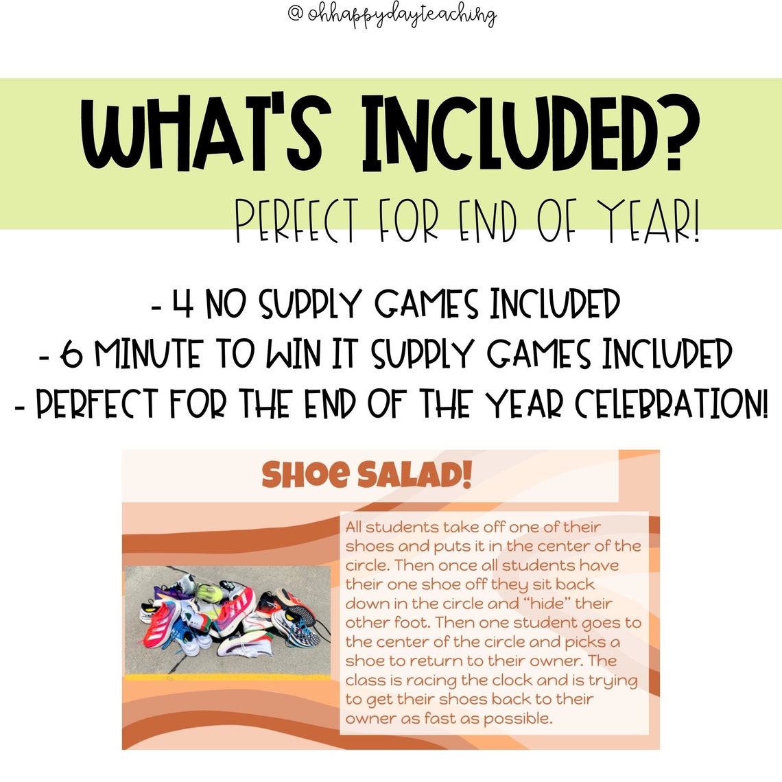 Minute to Win It Games and Activities for the End of the School Year ...