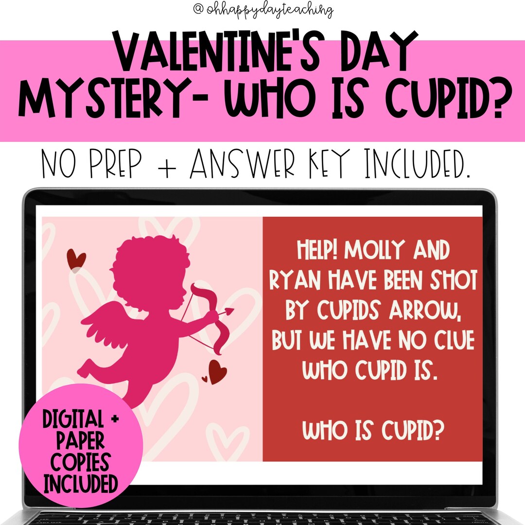Valentine's Day Mystery | Valentines Escape the Room | Literacy Game - Etsy