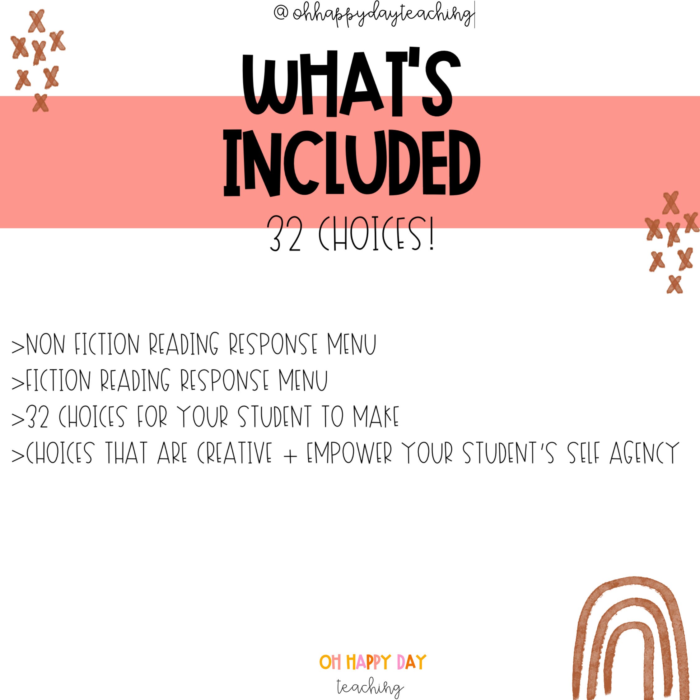 Reading Response Menu- Reading Choices- Upper Elementary Reading ...