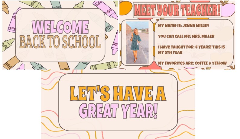 Back to School- Meet the Teacher- Open House -google Slides, Powerpoint ...