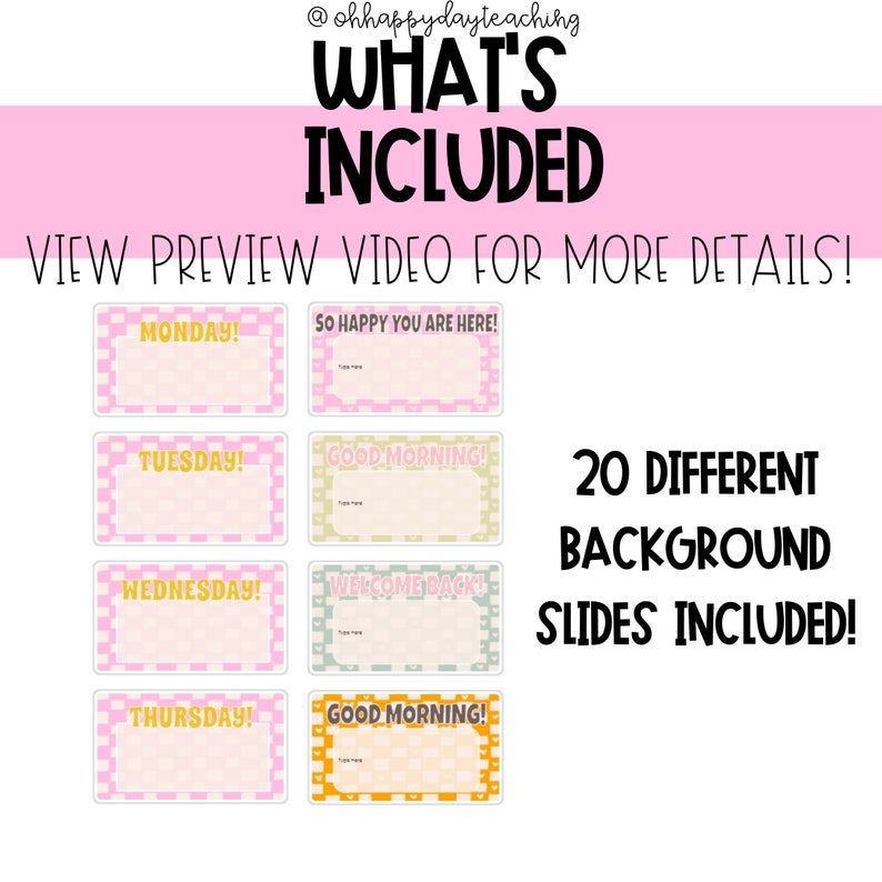 Checkered Editable Slide Templates. Google Slide Templates. Google ...