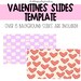 Valentines Day Slide Templates. | Boho Google Slides. - Etsy