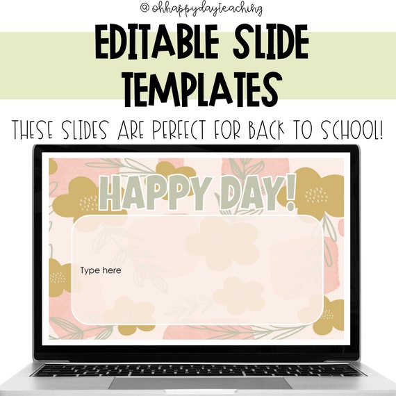 Google Slide Templates. Daily Agenda Slides. September - Etsy