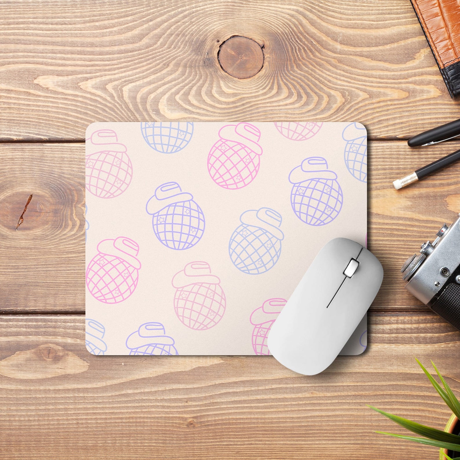 Disco Cowboy Mouse Pad - Cute Mouse Pad - Aesthetic Mousepad - Teacher ...