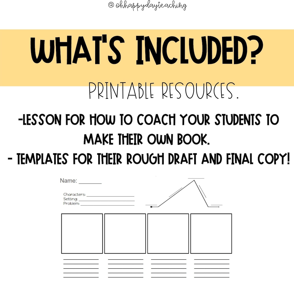 Create Your Own Children's Book Template! End of Year Activity! - Etsy