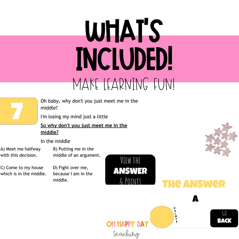 Inferencing Game. | Upper Elementary Literacy Game. | Engaging Academic ...