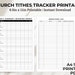 Church Tithe Tracker, Giving Log, Tithes and Offering Tracker ...