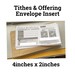 Tithes and Offering Envelope Insert Canva Editable Template Church ...