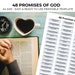 Promises of God Bible Verse Printable Printable Scripture Bible ...