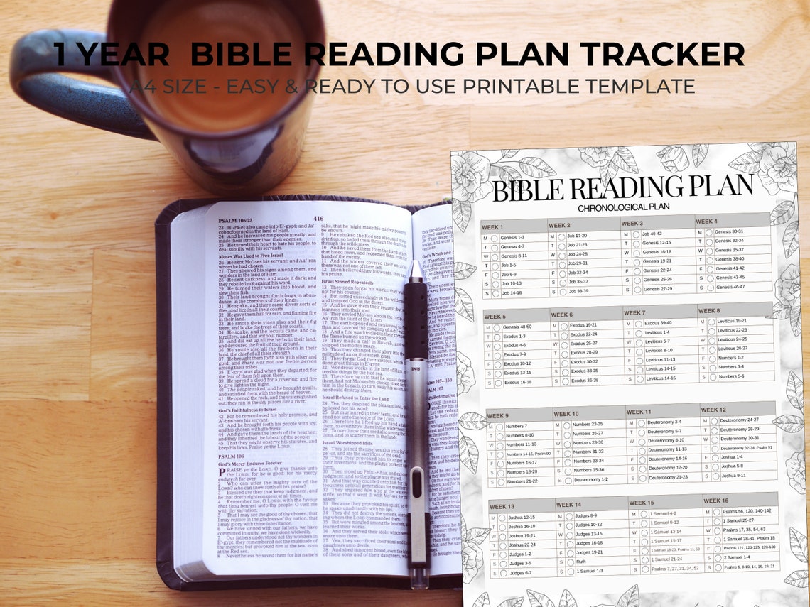 Bible Reading Plan One Year, Bible Study Plan, Chronological Bible Plan ...