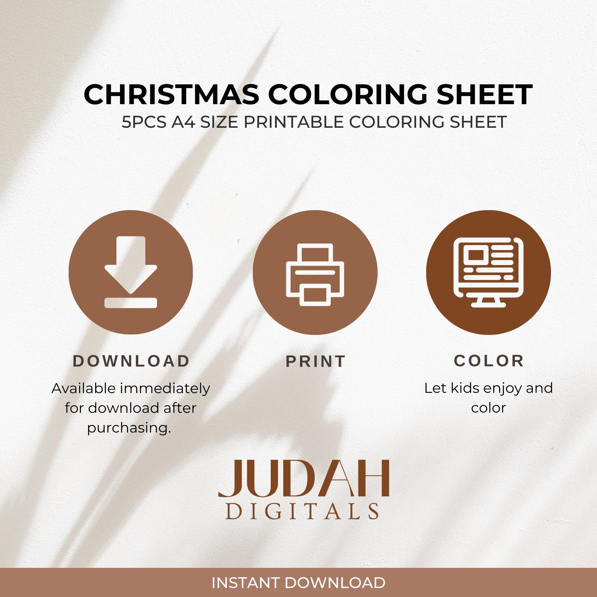 Nativity Faith Printable Coloring Bookmarks Christian Homeschool ...