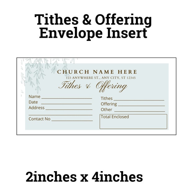 Offering Template - Etsy