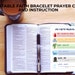 Printable Faith Bracelet Prayer Card | Salvation Bracelet Card, Sunday ...