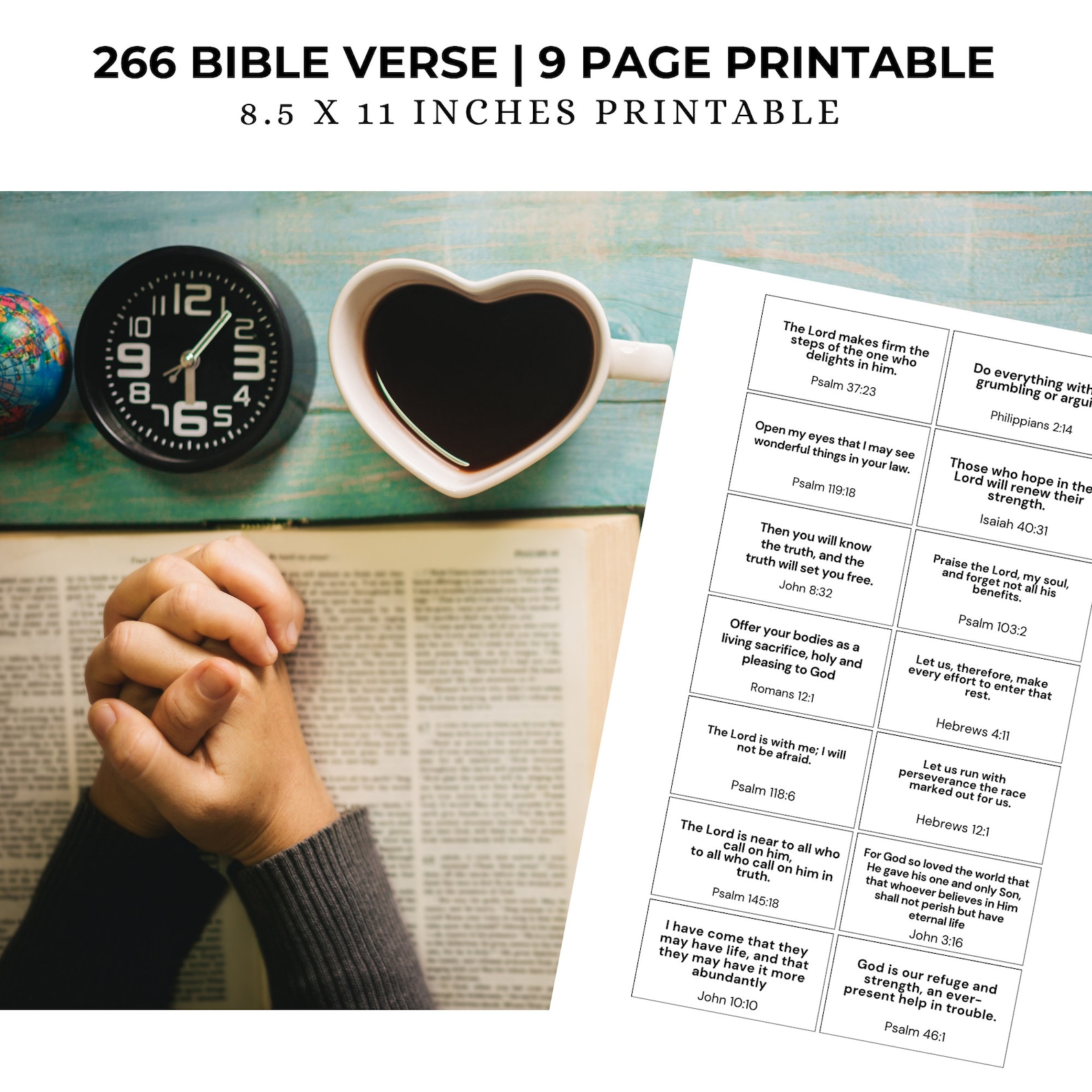 266 Printable Bible Verse | | Printable Scripture | Bible Journaling ...