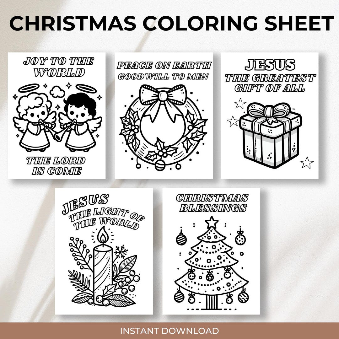 Nativity Faith Printable Coloring Bookmarks Christian Homeschool ...