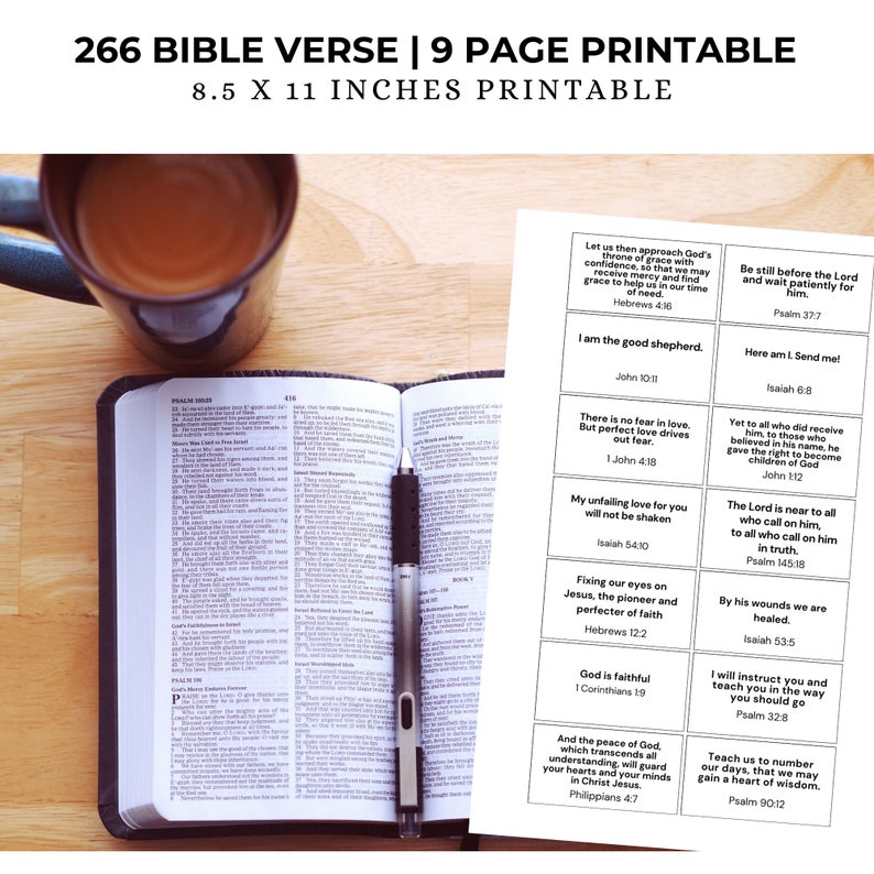 266 Printable Bible Verse | | Printable Scripture | Bible Journaling ...