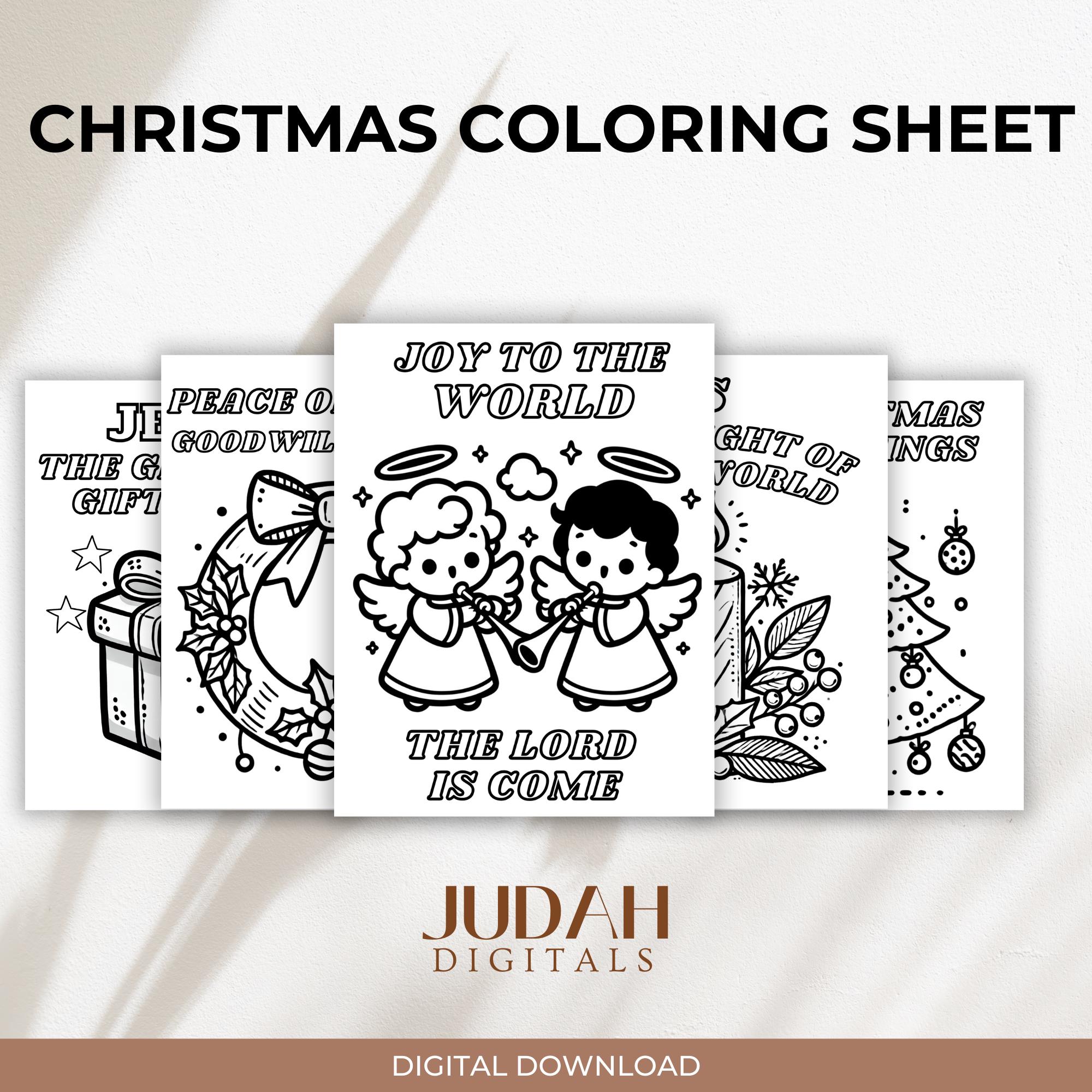 Nativity Faith Printable Coloring Bookmarks Christian Homeschool ...