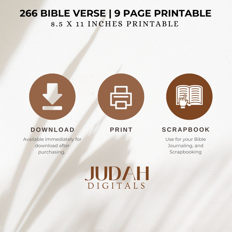 266 Printable Bible Verse Printable Scripture Bible Journaling Vision ...