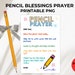 Pencil Prayer Tag Backpack Blessing Kit Back to School Blessing ...
