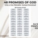 Promises of God Bible Verse Printable Printable Scripture Bible ...