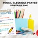 Pencil Prayer Tag | Backpack Blessing Kit | Back to School Blessing ...