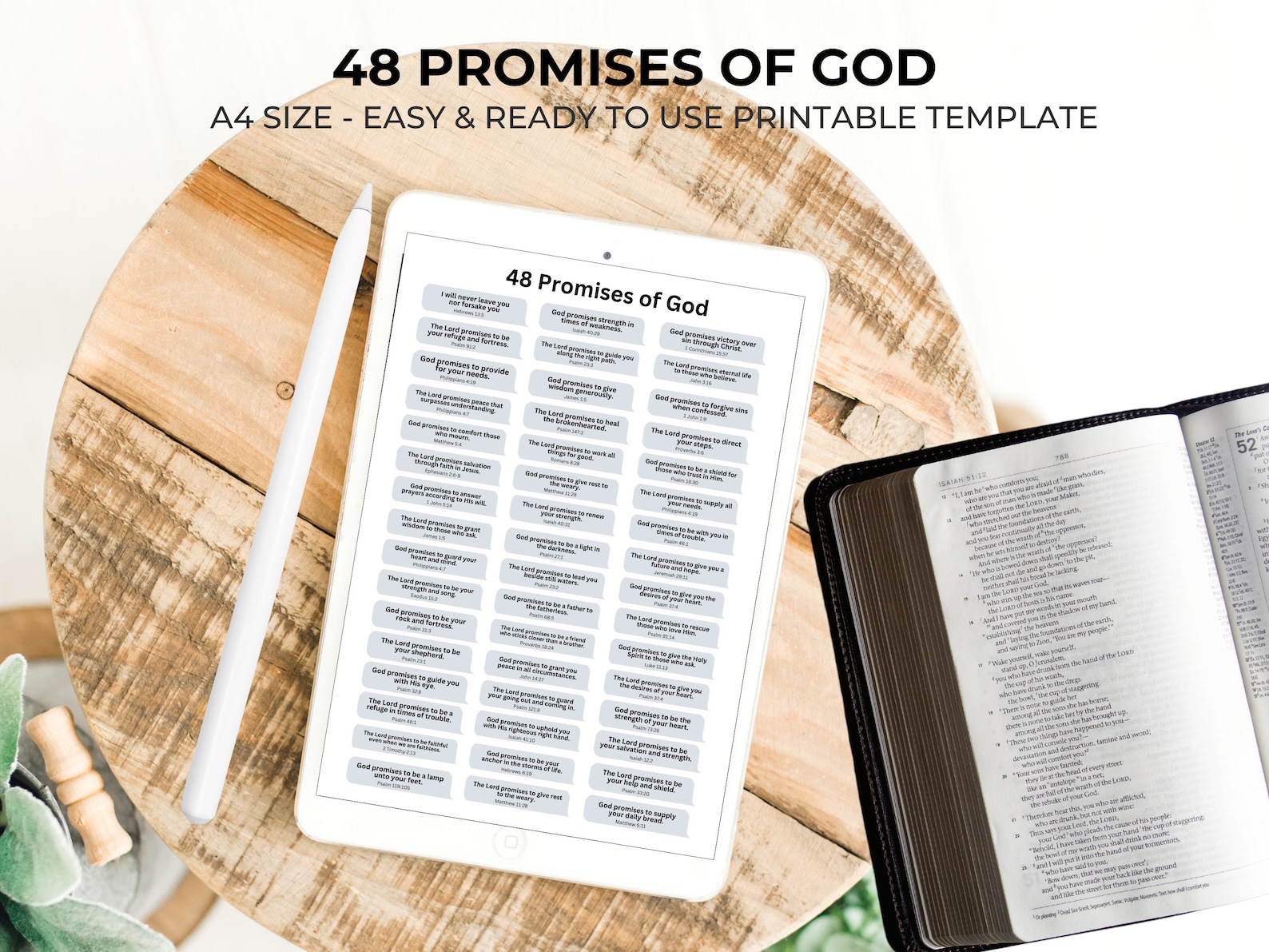 Promises of God Bible Verse Printable Printable Scripture Bible ...