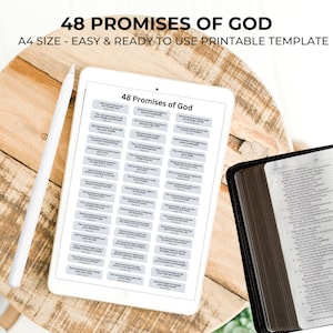 Promises of God Bible Verse Printable | Printable Scripture | Bible ...